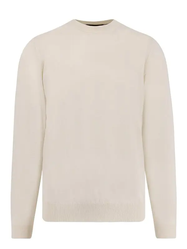 BOSS Wool, Silk, And Cashmere Crew Neck Sweater - Multicolor