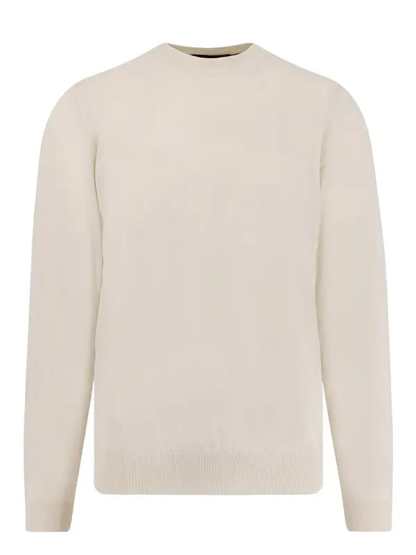 BOSS Wool, Silk, And Cashmere Crew Neck Sweater - Multicolor