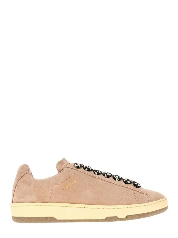 LANVIN Suede Sneakers With Chain Detailing - Multicolor