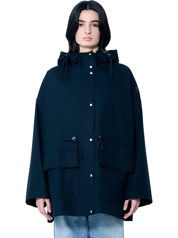 Moncler Gaillion Short Parka Jacket - Blue