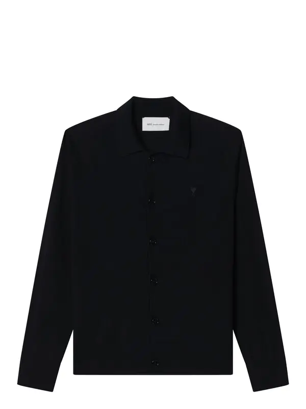 Ami Wool Cardigan - Black