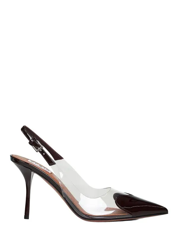 Alaïa Aubergine Le Cœur Slingback Pumps - Multicolor