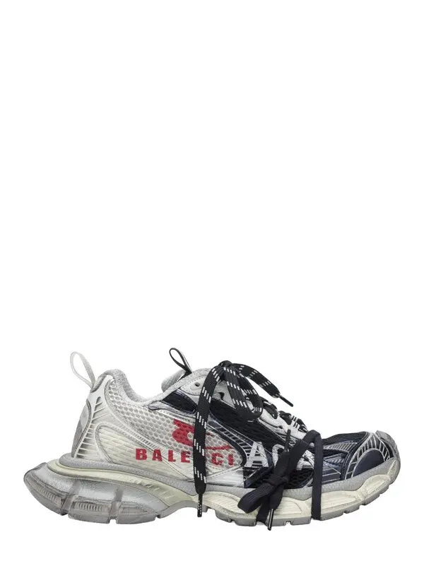 Balenciaga 3xl Split Logo Sneakers - Cream