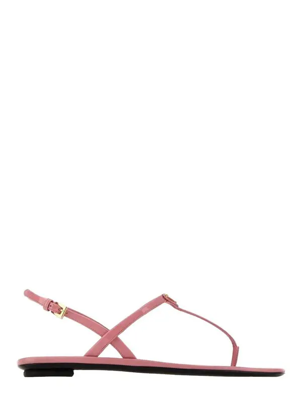 Prada Calf Leather Heeled Sandal - Pink