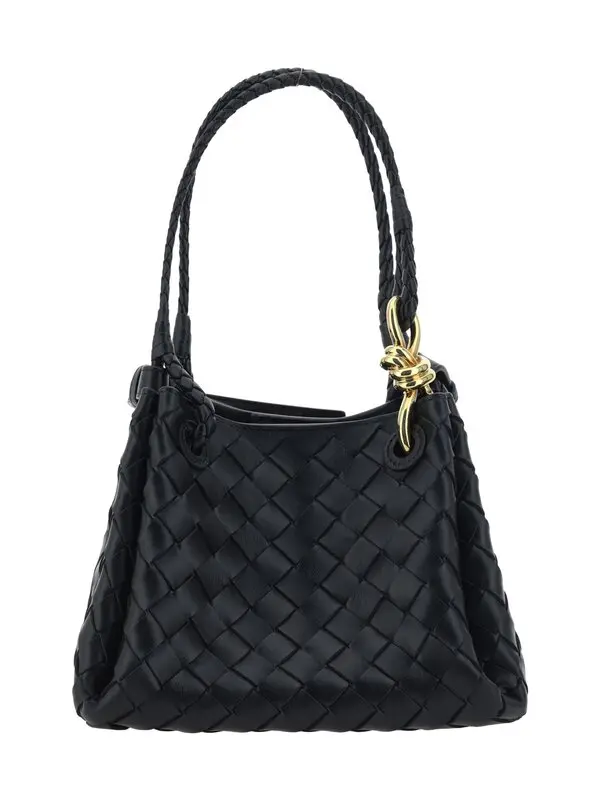 Bottega Veneta Small Parachute Shoulder Bag - Black