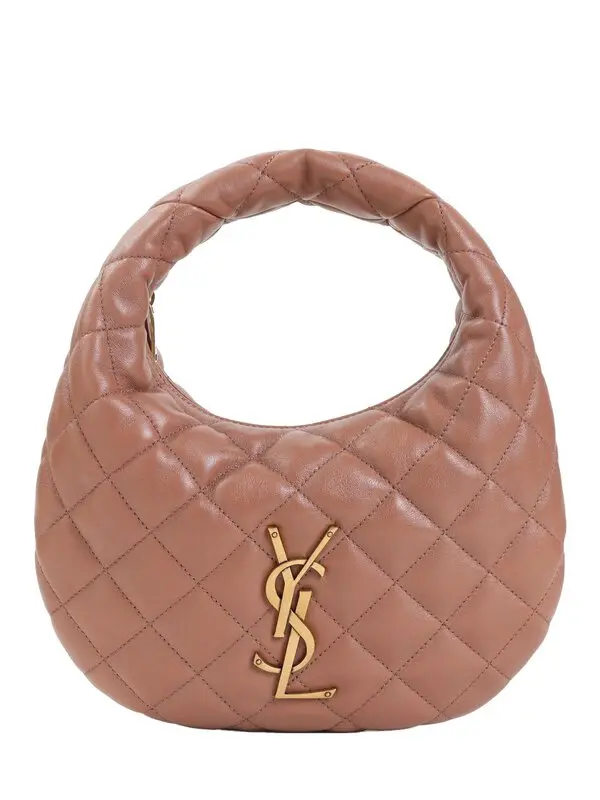 Saint Laurent Quilted Leather Handbag - Multicolor