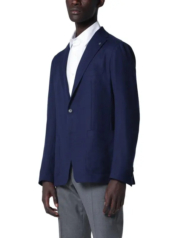 Tagliatore Blueette Wool Single-breasted Jacket - Blue