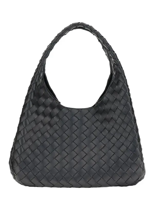 Bottega Veneta Campana Shoulder Bag - Black