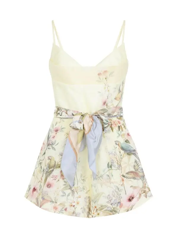 Zimmermann Rebellion Fitted Playsuit - Multicolor