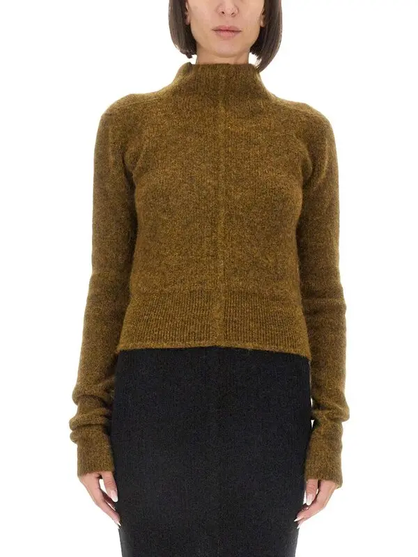 Rick Owens Turtleneck Sweater - White