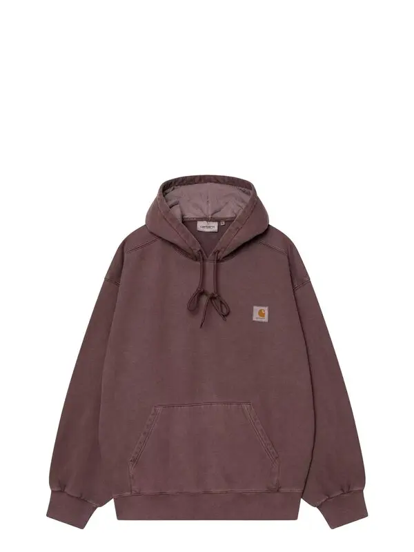 Carhartt Work In Progress Garment Dyed Hooded Sweatshirt - Black