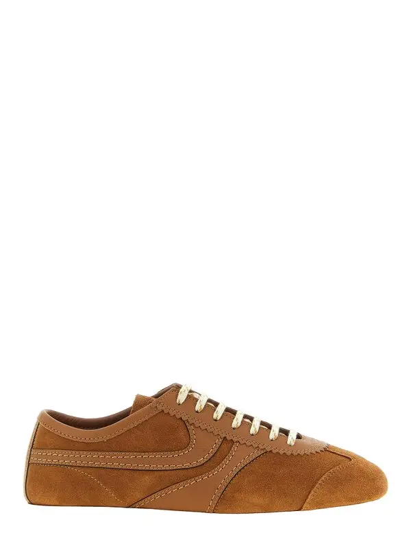 Dries Van Noten Suede Sneakers - Brown