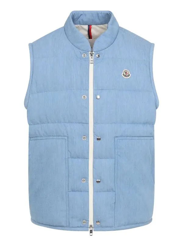Moncler Heceta Quilted Gilet - Blue