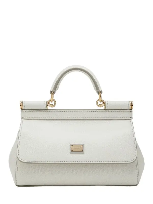 Dolce & Gabbana Small Sicily Handbag - White