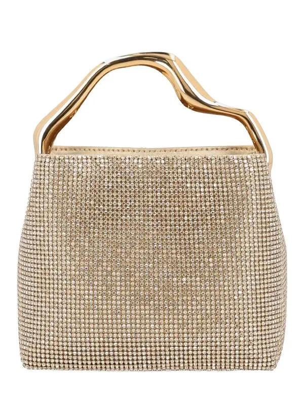 Cult Gaia Solene Mini Handbag With All-over Crystals - Multicolor