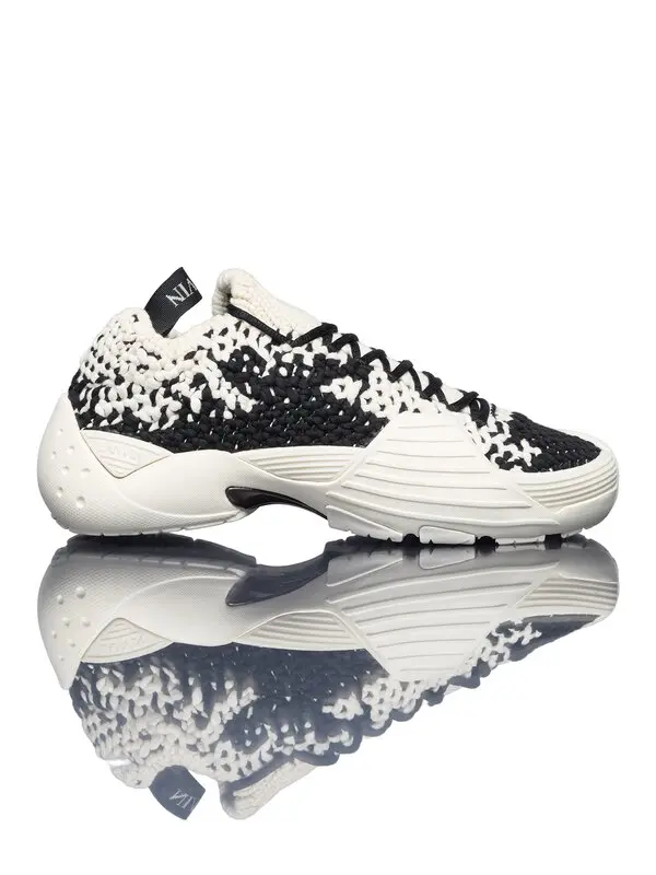 LANVIN Flash Knit Sneakers - Black