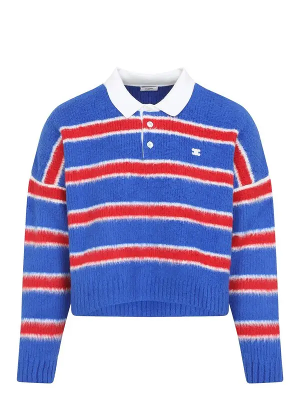 Celine Cotton Polo - Blue