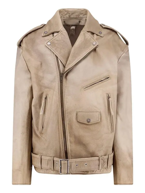 GOLDEN GOOSE Phoebe Leather Jacket - Multicolor