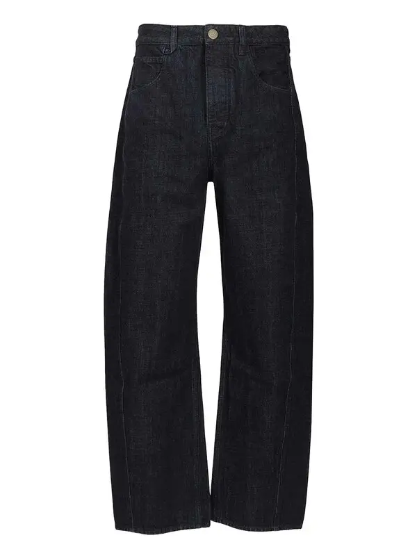Jacquemus Curved-fit Denim Trousers - Blue