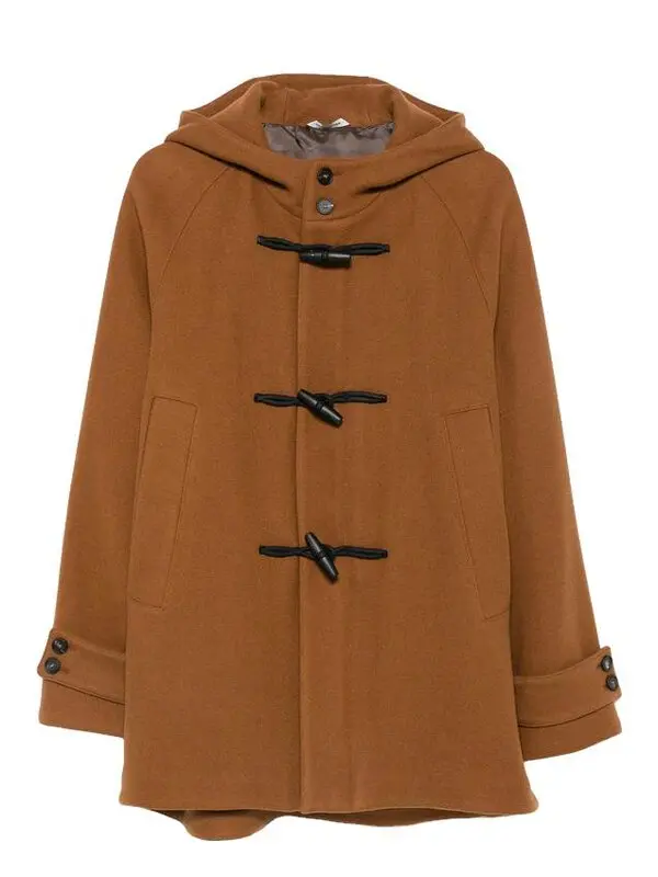 Tagliatore Virgin Wool Duffle Coat - Brown