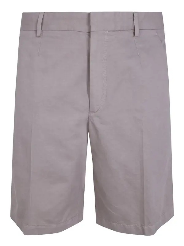 Zegna Cotton And Linen Leisurewear Trousers - White