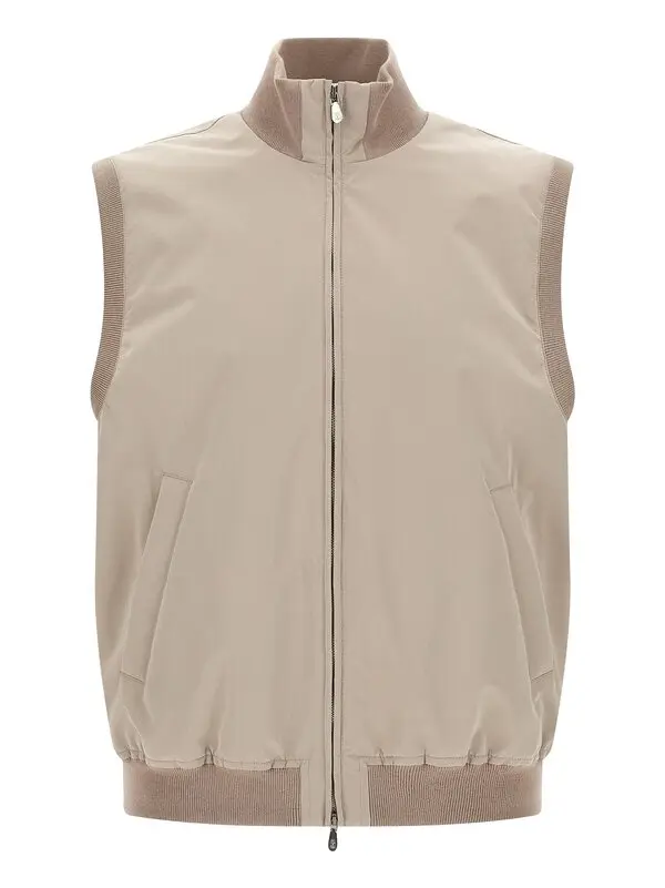 Brunello Cucinelli Thermore® Padded Vest - Cream