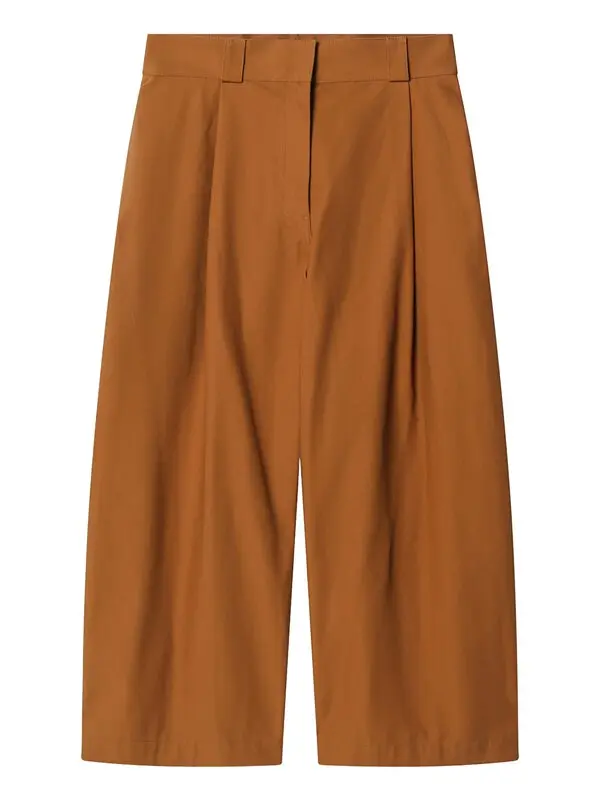 Balenciaga Cotton Trousers - Brown