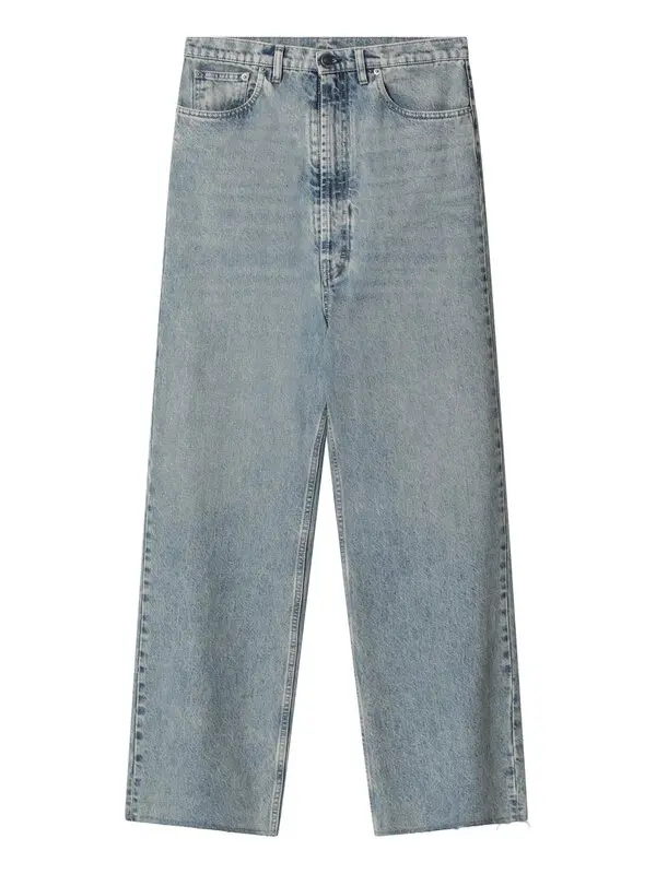 MAISON MARGIELA Wide-leg Cotton Jeans In Ice - Blue