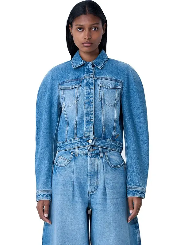 Jacquemus La Veste De-nime Denim Jacket - Multicolor