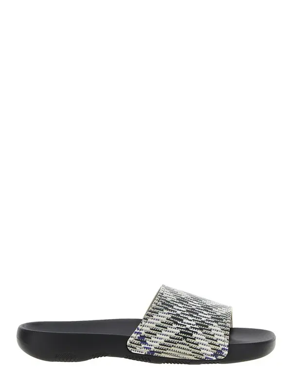 Burberry Dive Check Slides - Multicolor