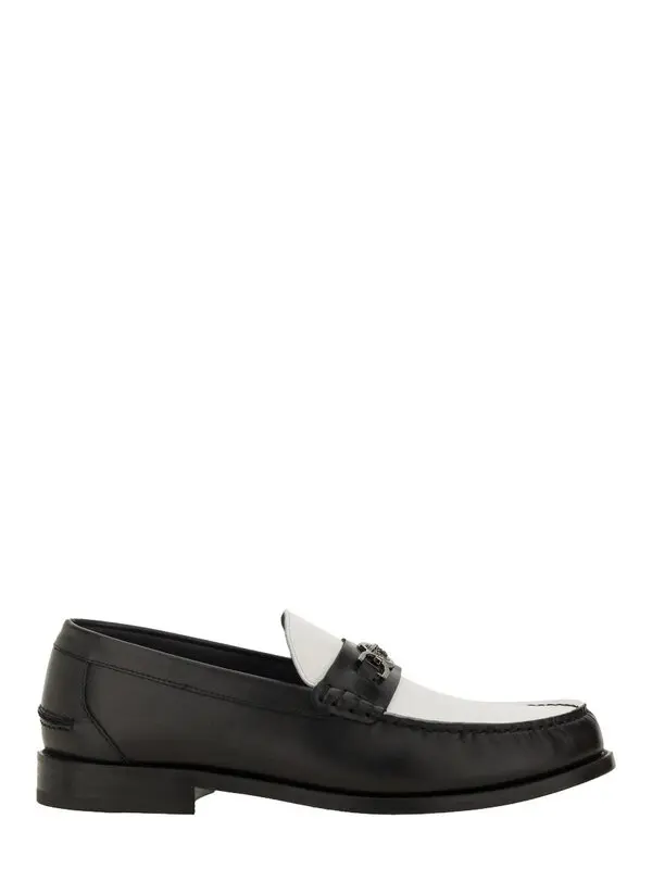 Versace Moccasin Medusa 95 Loafers - White