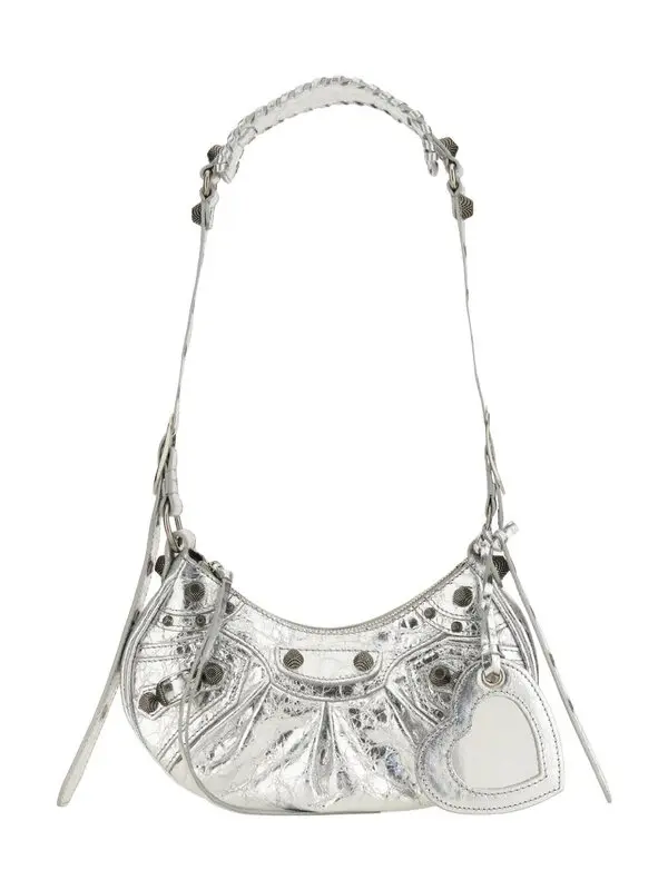 Balenciaga Le Cagole Xs Shoulder Bag - Silver