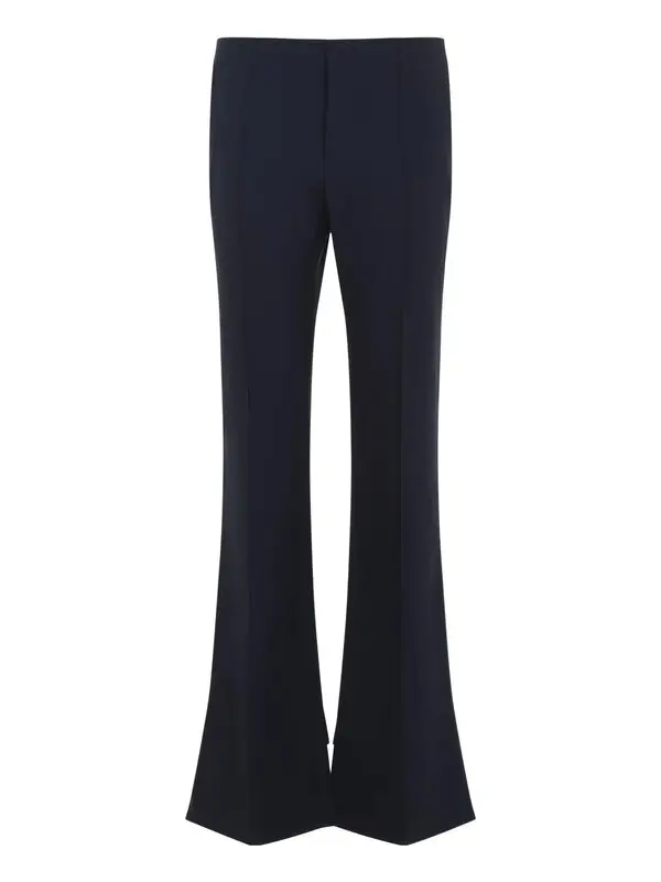 Chloé Virgin Wool Flare Pants - Black