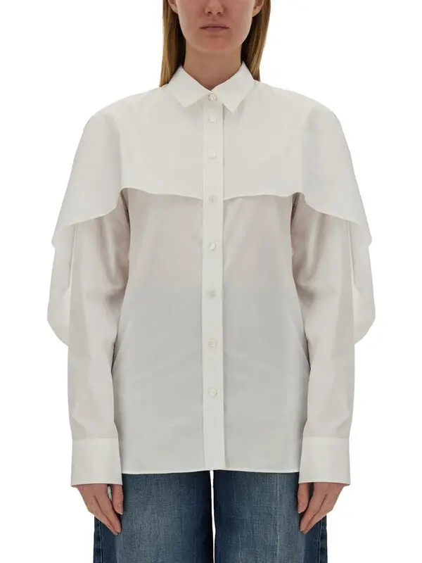 Stella McCartney Shirt With Cape Effect - White