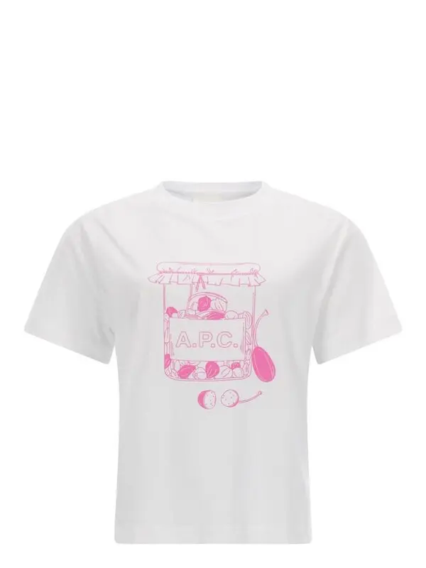 A.p.c. Printed T-shirt - White