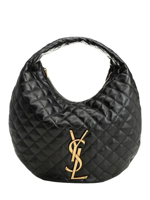 Saint Laurent Bo Icare Hobo" Lamb Bag - Black