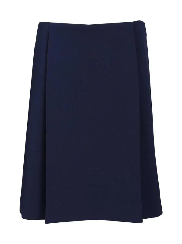 Miu Miu Technical Jersey Skirt - Blue