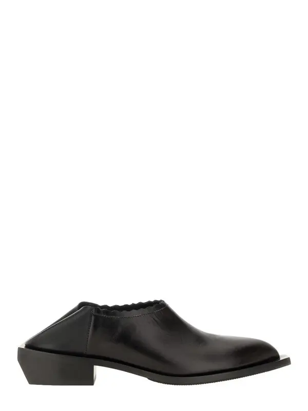 Moschino Shootie Cuban Heel - Black