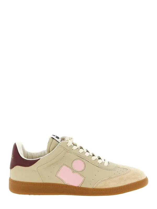 Isabel Marant Étoile Bryce Leather And Suede Lace-up Sneakers - Multicolor