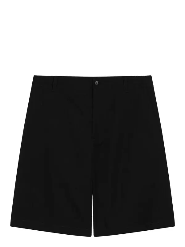 Jacquemus Camargue Cotton Canvas Shorts - Black