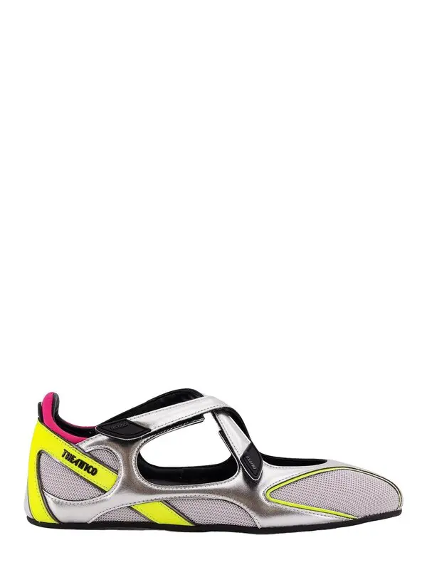 Attico Floor 01 Nylon Ballerinas - Multicolor