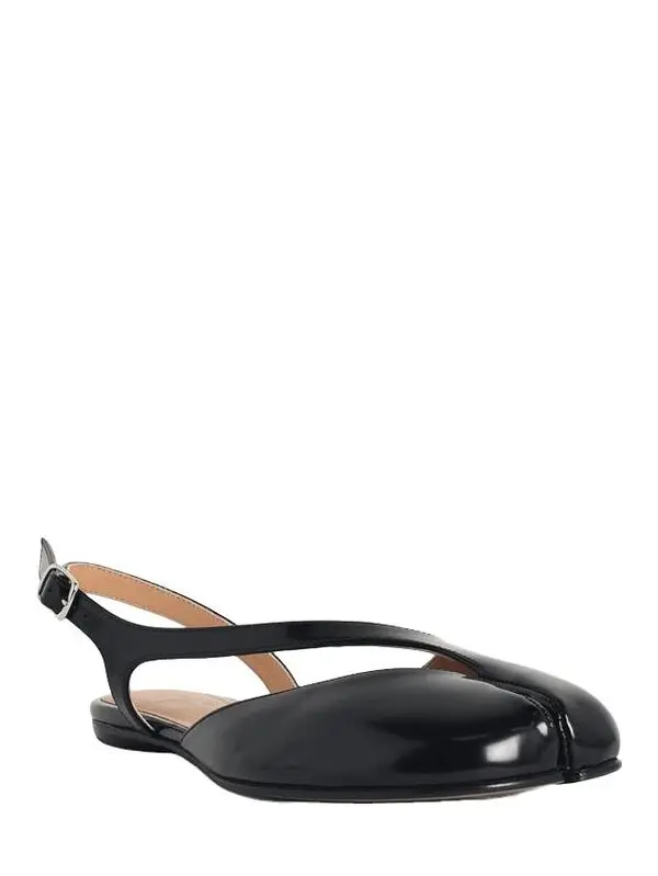 MAISON MARGIELA Tabi Leather Slingbacks - Black