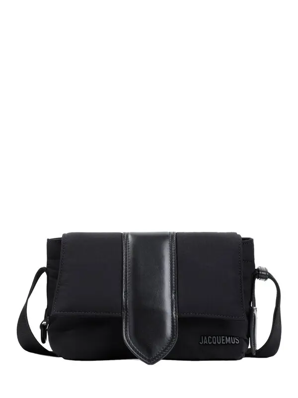Jacquemus Le Petit Messenger Bambino Shoulder Bag - Black