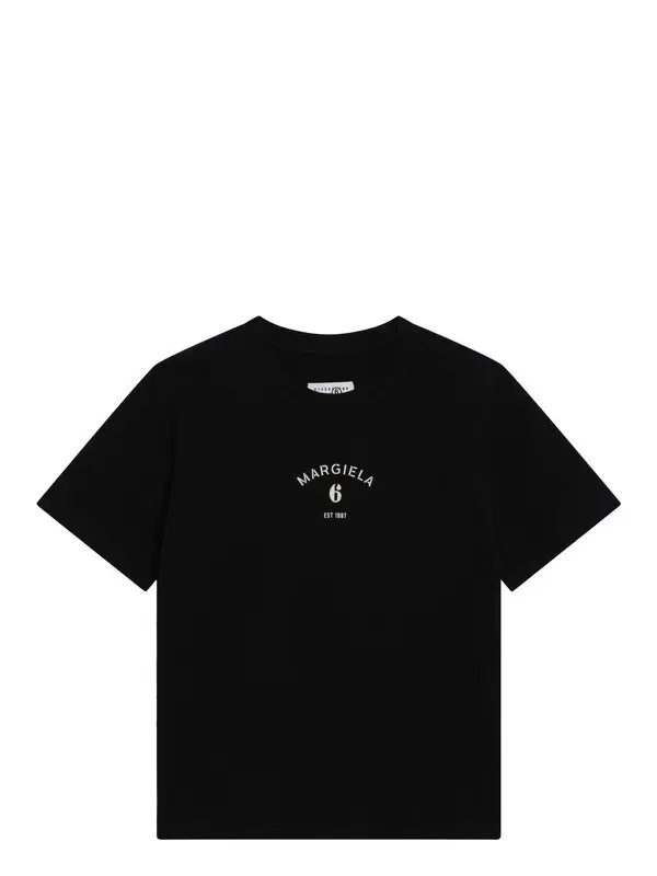 MAISON MARGIELA T-shirt With Logo Print - Black