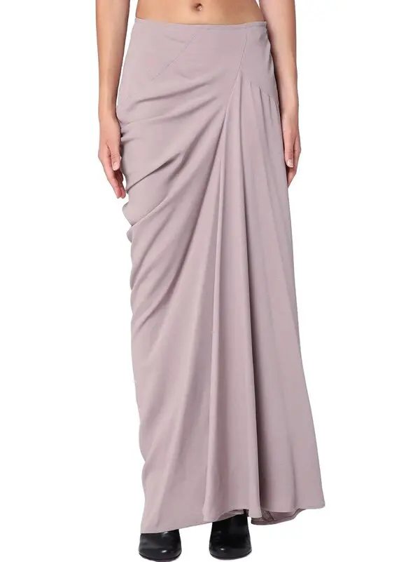 Dries Van Noten Long Draped Skirt - Pink