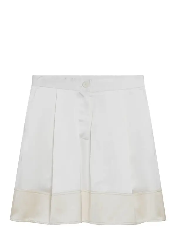 TOTEME Mini Panelled Skirt - White