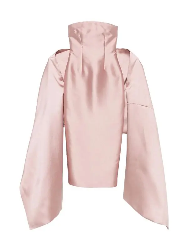 Solace London Strapless Straight Hem Dress - Pink