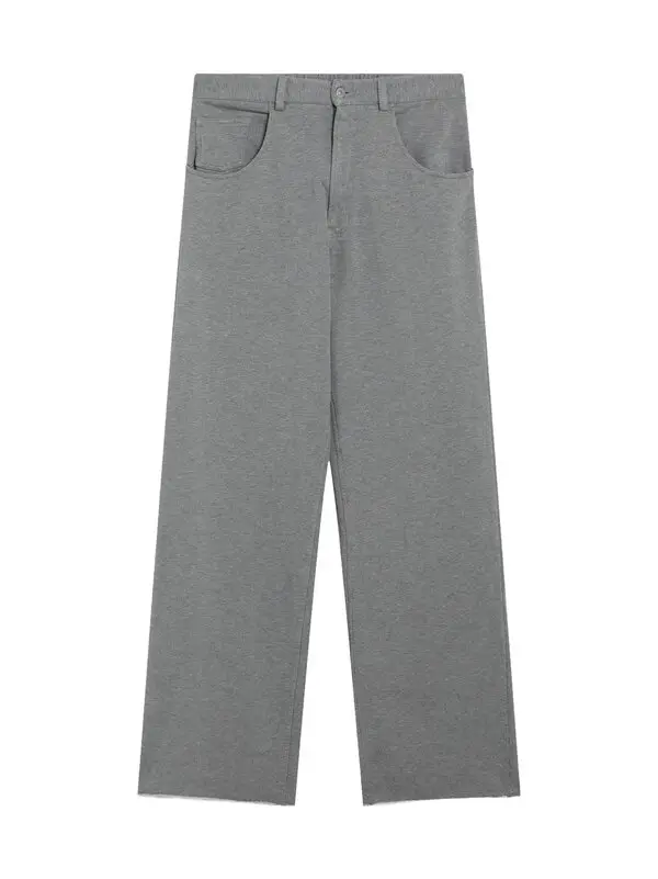 MAISON MARGIELA Cotton Trousers - Gray