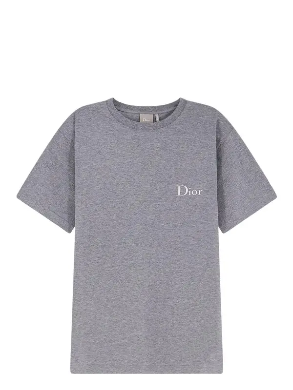 Dior Cotton T-shirt With Embroidery - Multicolor