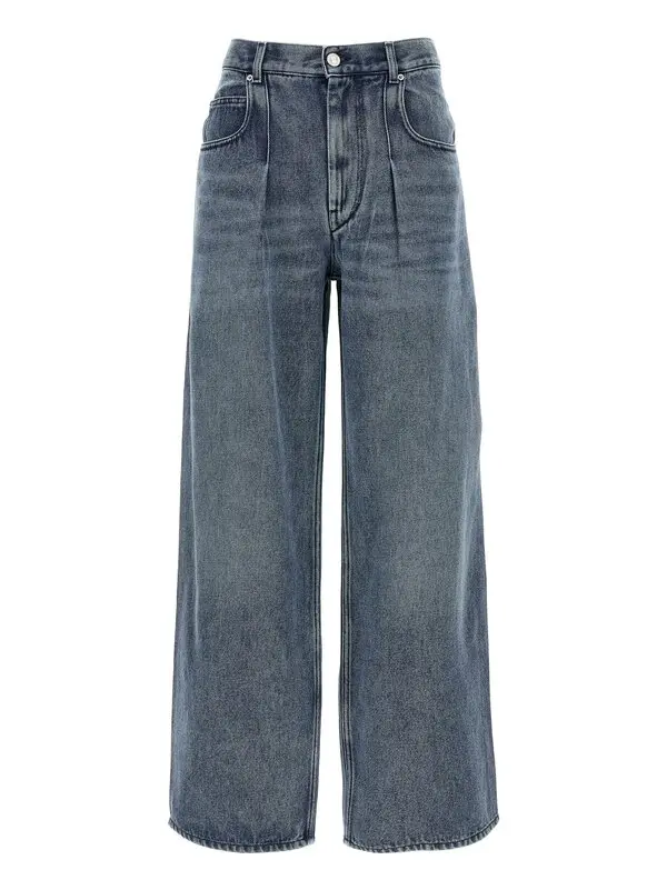 Isabel Marant Étoile Rodayna Wide Leg Jeans - Blue